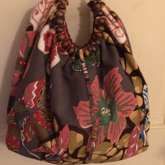 Amici | Bags | Amici Bag Floral With Beads | Poshmark